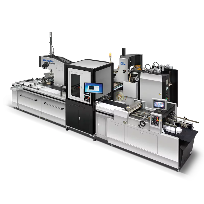 ZK-660FCS Fully Automatic Rigid Box Making Machine-ZHONGKE Precision ...